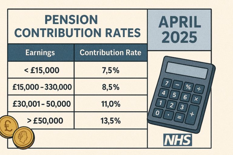 NHS Pension Scheme Changes 2025: Member Contribution Thresholds Uplifted