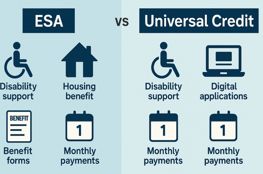 Moving from ESA to Universal Credit: Who Needs to Switch and When?